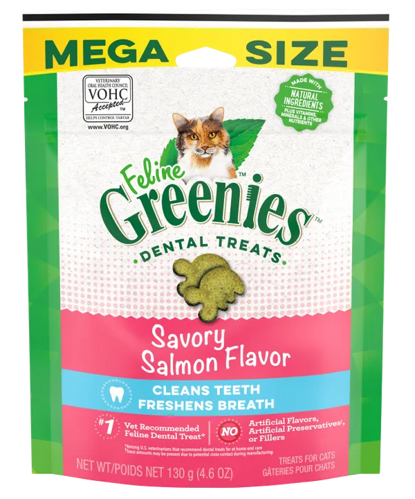 Greenies Cat Treats Dental Salmon 130g