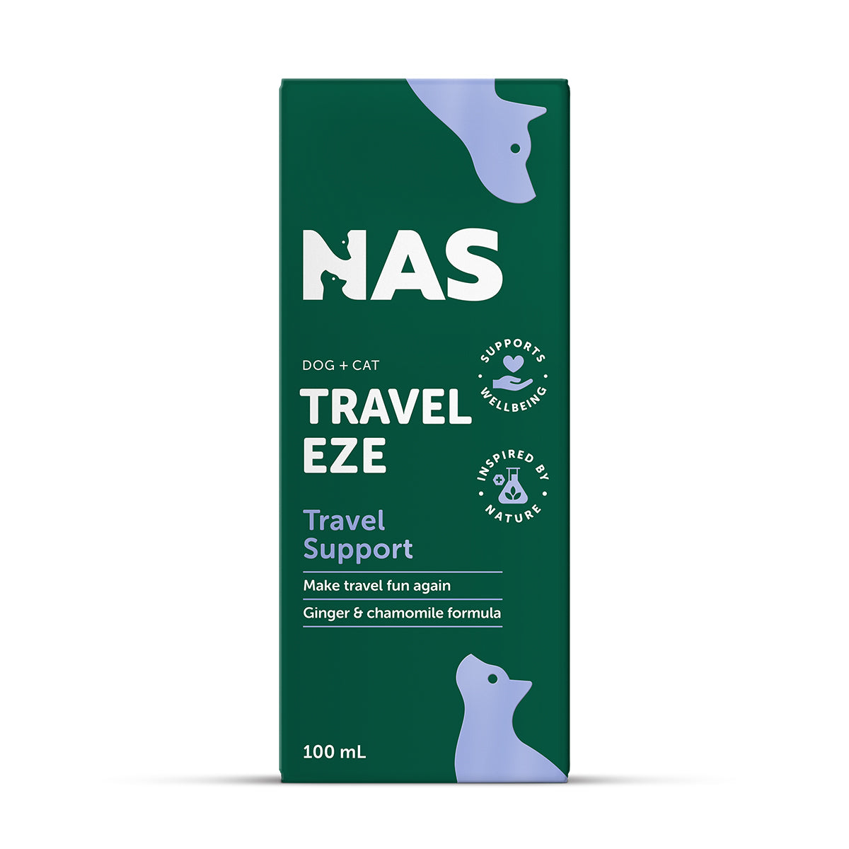 Natural Animal Solutions TravelEze For Dogs and Cats