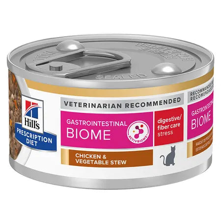 Hills Prescription Diet Gastrointestinal Biome Chicken & Veg Cat Wet F