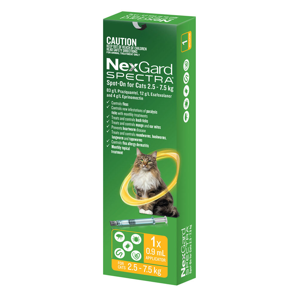 Nexgard Spectra Cat Large Spot On 25 75kg