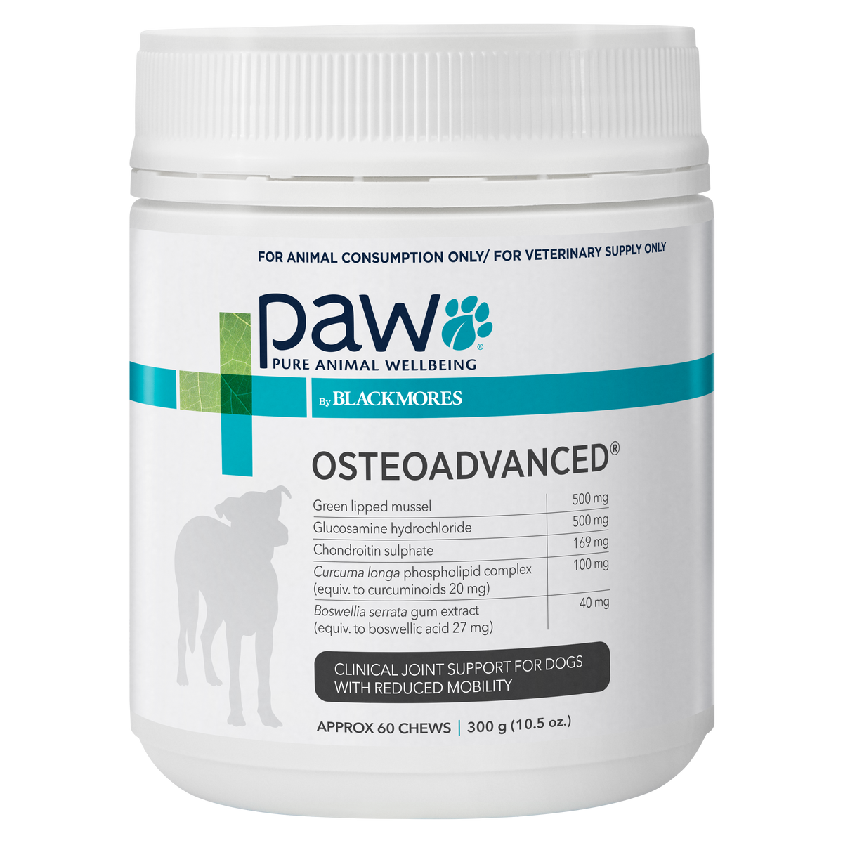 PAW Osteo Advanced 300g 60 chews