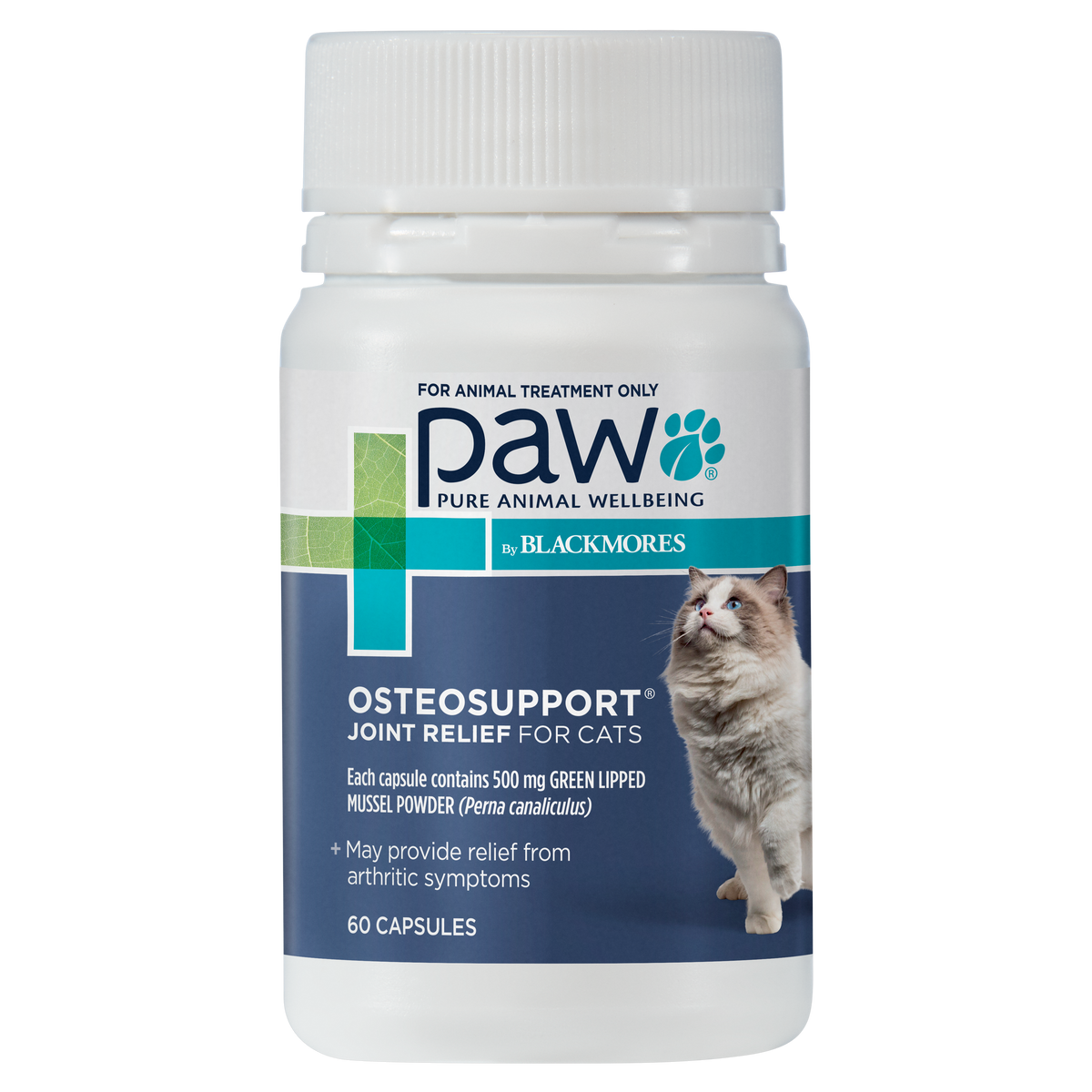 PAW Osteosupport Cat 60 Capsules