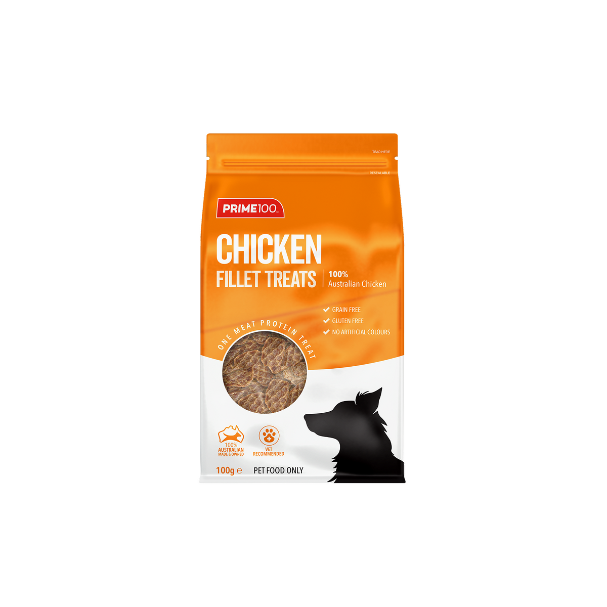 Prime100 Chicken Fillets Dog Treats