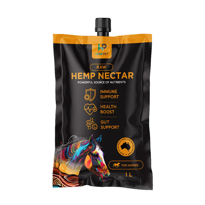 HempPet Raw Hemp Nectar For Horses 1L