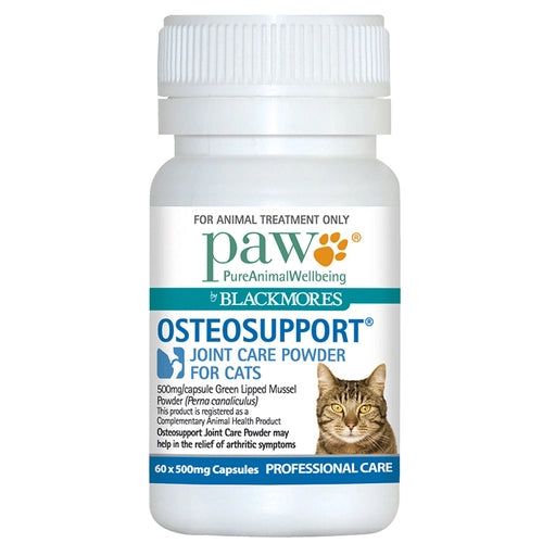 PAW Osteosupport Cat 60 Capsules