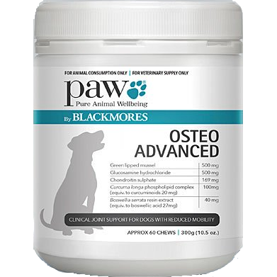 PAW Osteo Advanced 300g 60 chews